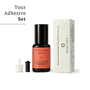 All New Professional Eyelash Extension Glue by BEAUTIENA – 7 Weeks Retention 1.0-2.0 Secs. Drying Time Semi-Permanent Long Lasting Lash Glue Eyelash Glue 0.17 Oz. (5ml) / Never for Self-Application