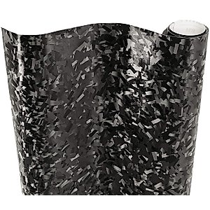 VViViD+ Forged Composite Carbon Vinyl Wrap Roll (1ft x 5ft, Black)