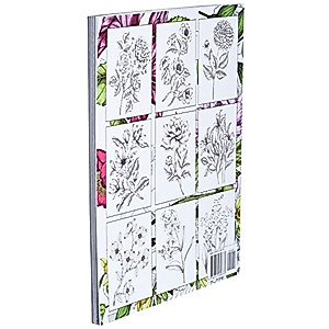 Bloom Adult Coloring Book: Beautiful Flower Garden Patterns and Botanical Floral Prints | Over 50 Designs of Relaxing Nature and Plants to Color