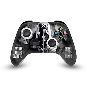 Head Case Designs Officially Licensed Assassin's Creed Half Legacy Typography Matte Vinyl Sticker Gaming Skin Case Cover Compatible with Xbox Series X / S Controller