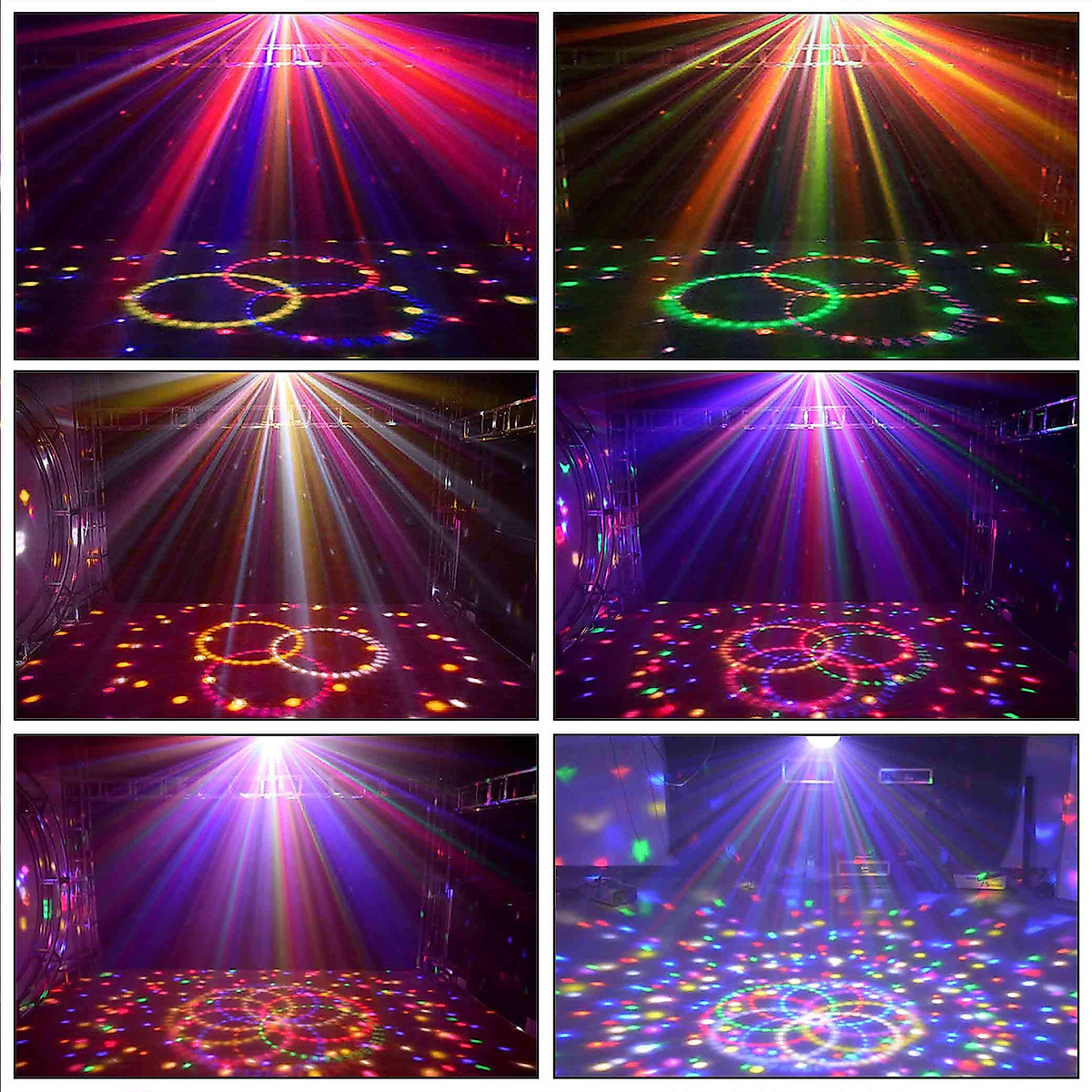 YouOKLight Disco Light, 9 Color LED Music Crystal Ball, Sound Activated, Remote Control, for Party, Home, Room, Dance, Birthday Gift, Kids Club