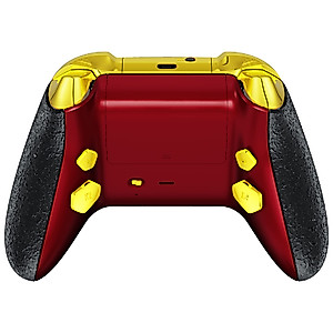 HexGaming Esports Advance Controller 4 Mappable Rear Buttons & Interchangeable Thumbsticks & Fast Shot Compatible with Xbox Series X/S Custom Controller PC FPS Gamepad - Tiger Skull