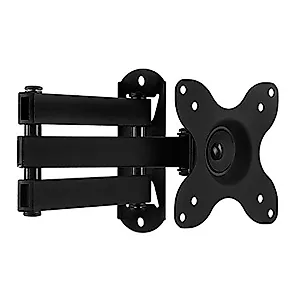 Mount-It! TV Wall Mount, Universal Fit for 19, 20, 24, 27, 32, 34, 37 and 40 Inch TVs and Computer Monitors, Full Motion Tilt and Swivel 14” Extension Arm, VESA 75, 100 Compatible