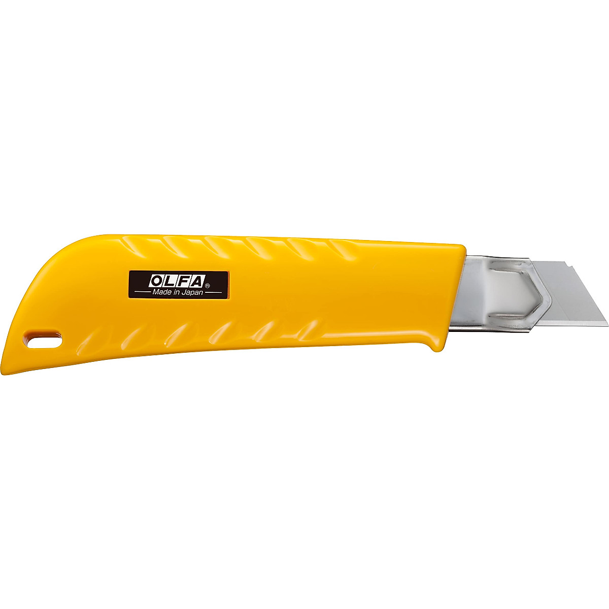OLFA 18mm Heavy-Duty Utility Knife (L-1) - Multi-Purpose Custom Cutting Depth Utility Knife w/Ergonomic Grip Handle & Snap-Off Blade, Replacement Blades: Any OLFA 18mm Blade