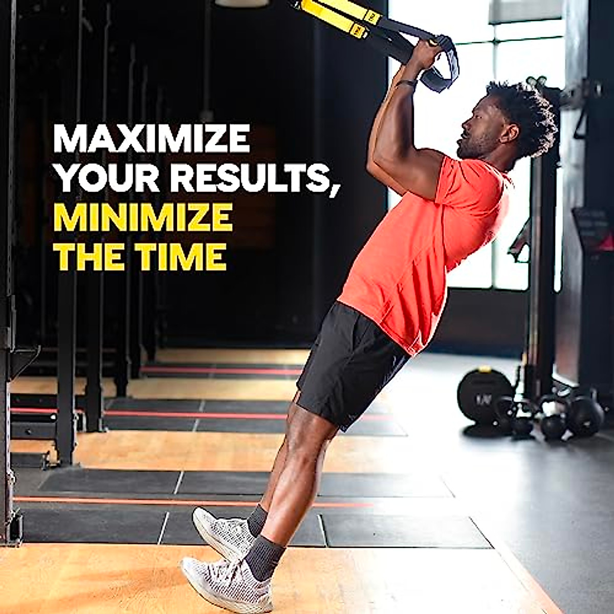 TRX PRO3 Suspension Trainer System, Durable Design for Cross-Training, Weight Training, HIIT Training & Cardio, Includes 3 Anchor Solutions for Indoor & Outdoor Home Gyms
