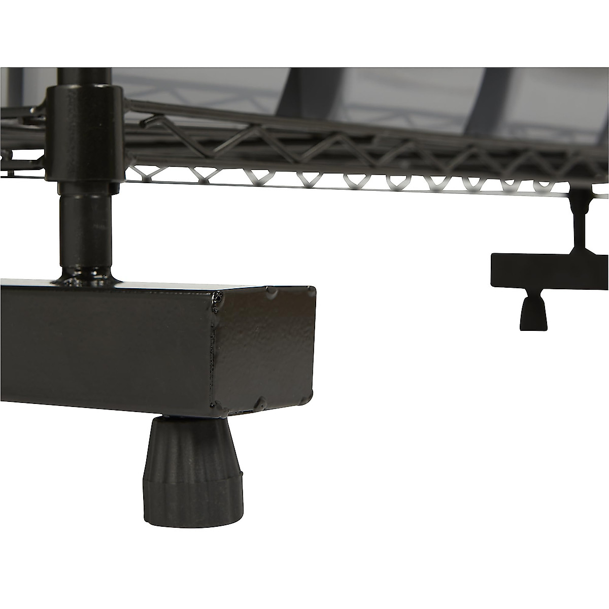 Strongway Wire Shelving Rack, Shelf Storage Bins Wire Shelving Rack with 12-Tier Single-Sided Design, Storage Bins for Shelves Storage Shelves Heavy Duty (Grey)