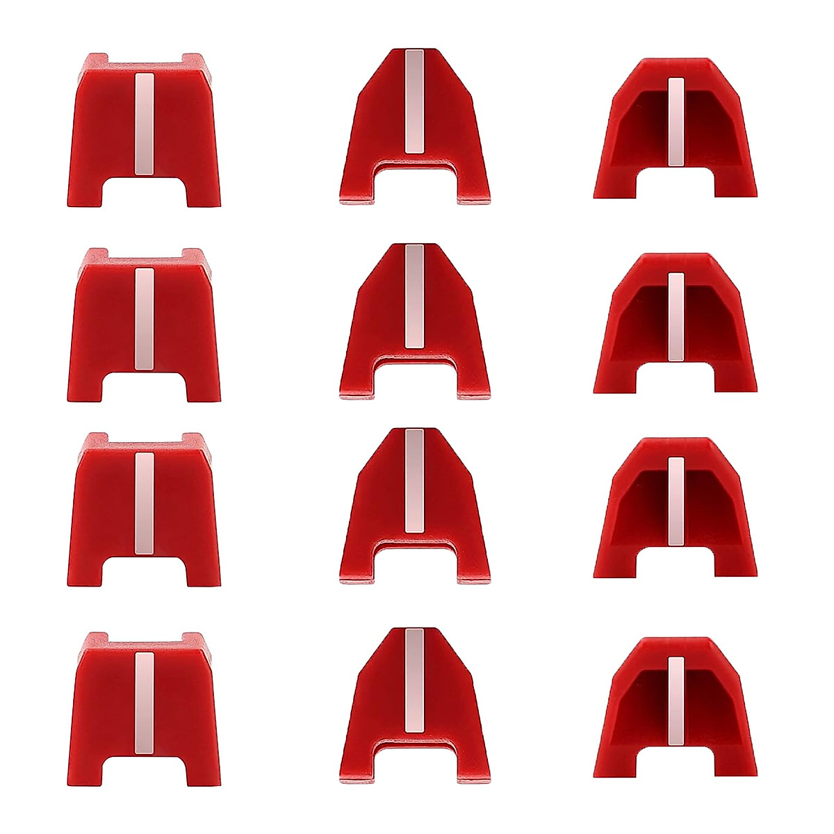 42-38-0017 No-Mar Pad Kit Fit Milwaukee 2746-20 NailerTip And Milwaukee 18ga Nailer For Milwaukee Nailers Bit-Set of 12