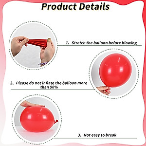 Red Blue Black Balloon Arch Garland Kit, 101 Pcs Matte Red Black and Royal Blue Latex Balloon Garland Kit for Super Spider Hero Party Boys Kids Birthday Baby Shower Graduation Party Decorations