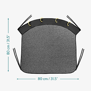 Navaris Sun Shade for Stroller - Baby Stroller Sun Cover - Universal Stroller Sunshade Long Net Clip-On Accessories for Umbrella Strollers - Black