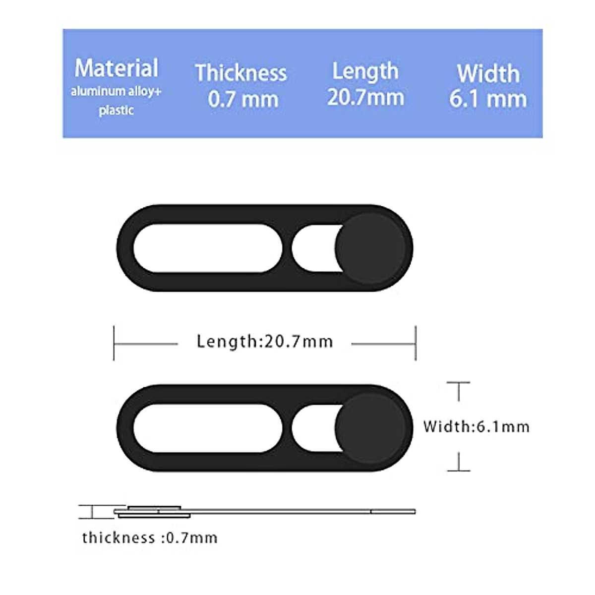 Camera Cover Protector, Camera Lens Cover Compatible with iPhone 14Pro/14Pro Max,Camera Lens Protector Protect Privacy and Security(2PCS,Black)