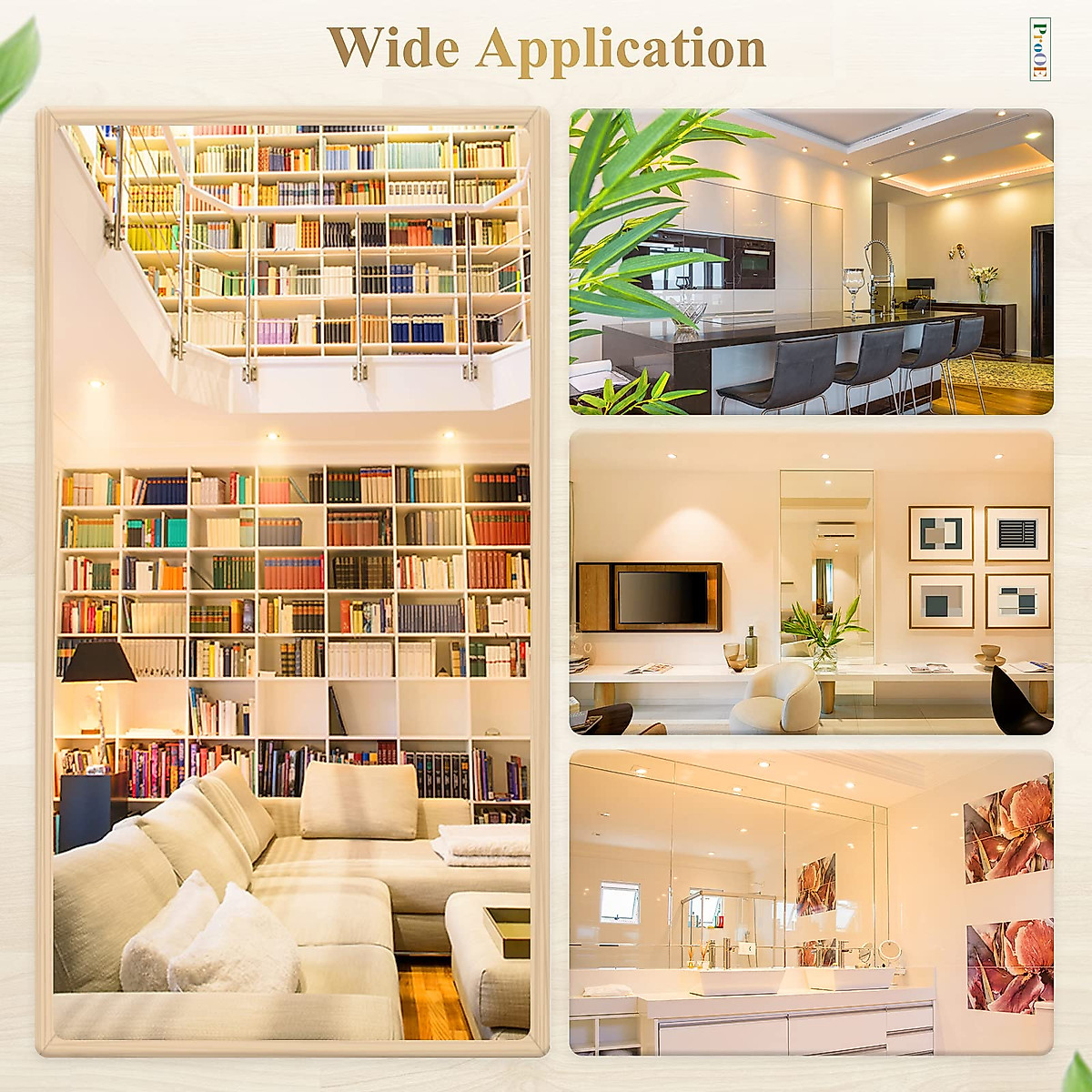 DiCUNO ProOE GU10 LED Bulb High CRI 98, 50W Halogen Equivalent, Flicker-Free Eye-Protection, Warm White 3000K, 5W GU10 Spotlights Bulbs 350LM Non-dimmable for Track, Recessed Lighting, 6 Pack