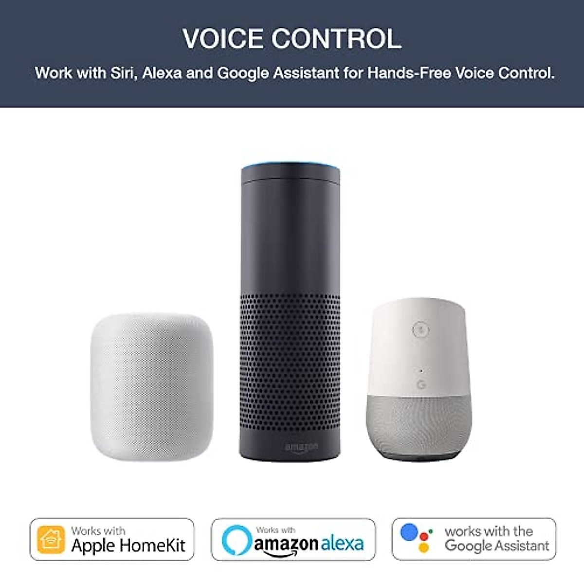 eco4life Smart Outlet, Mini Wifi Plug, Work with Alexa, Google Home, No Hub Needed, App Remote Control, Set Timer, UL certified (3 pack)