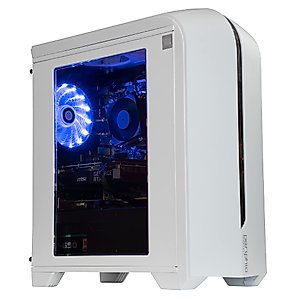 Periphio Vortex Prebuilt Gaming PC - GeForce RTX 3050 (6GB) GPU | Intel Core i5-6500 CPU (3.6GHz Turbo) | 1TB Solid State SSD | 16GB DDR4 RAM | Windows 10 Gaming Desktop Computer | WiFi + BT