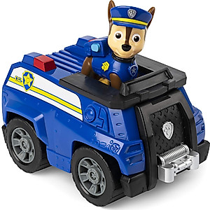 Paw Patrol, Chase’s Patrol Cruiser Vehicle with Collectible Figure, for Kids Aged 3 and Up