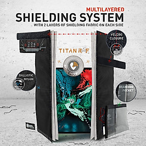 Mission Darkness Non-Window Faraday Bag for Tablets // Device Shielding for Law Enforcement & Military, Executive Privacy, Travel & Data Security, Anti-Hacking Anti-Tracking Anti-Spying Assurance