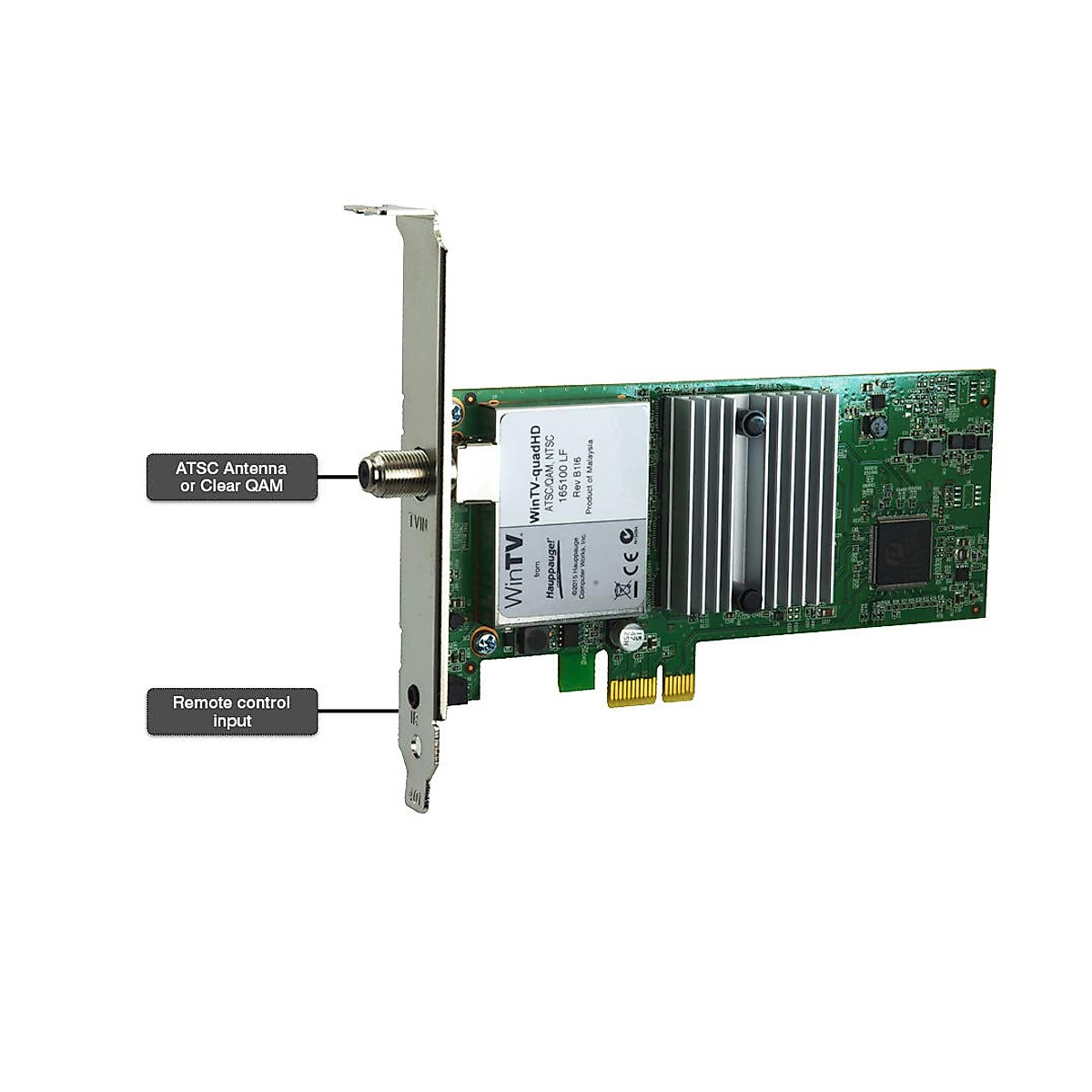 Hauppauge WinTV-quadHD PCI Express TV Tuner Card 1609