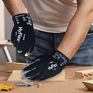 HyFlex 11-600 Multipurpose Gloves - Durable, Lightweight, Breathable, Size Small (pack of 12)