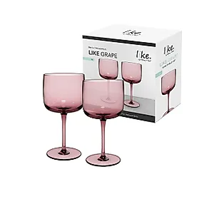 Villeroy & Boch Like Grape Wine/Water Glass Pair