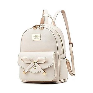 Socute Women Girls Cute Mini Leather Backpacks Fashion Small Daypacks Purses Shoulder Bag Royal Blue