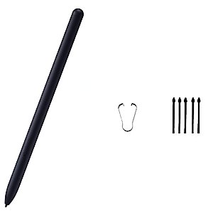 Replacement Pointer Stylus Pen for Samsung Galaxy Tab S7,Tab S7+ Plus,Tab S7 FE S Pen Stylus+ Tips/Nibs (Black Pen)