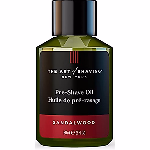The Art of Shaving Pre Shave Beard Oil for Men, Protects Against Irritation and Razor Burn, Clinically Tested for Sensitive Skin, Sandalwood, 2 Fl Oz (Pack of 1)
