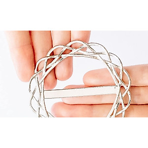 Handmade Large Round Pewter Scarf Ring – Scarf Clip for Scarves - Scarf Slide for Women - By House of Morgan Pewter