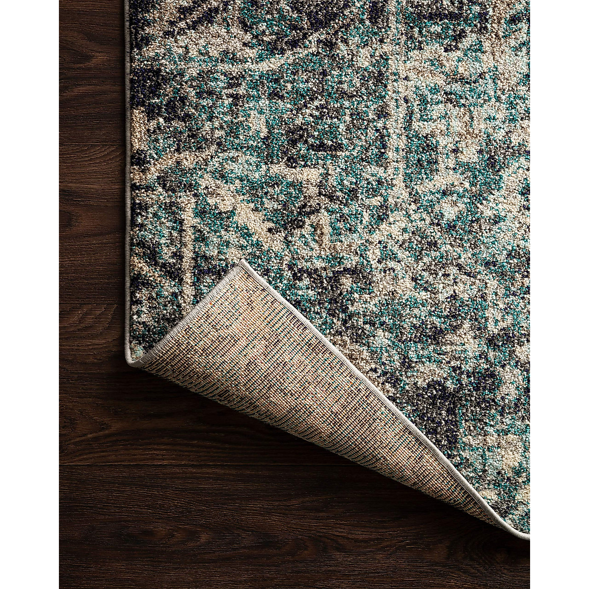 Loloi II Nadia NN-07 Smoke Transitional Accent Rug 3'-0" x 5'-0"