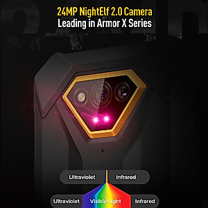 Ulefone Rugged Smartphone Unlocked Armor X8 2022 (4GB+ 64GB) Android 11 Octa-core Mobile Phone, 13MP Four Camera 5.7 inch HD+ Screen 5080mAh Battery, Dual SIM Waterproof Smartphones Unlocked for US