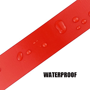 Zellykool Multi-Purpose Duct Tape 2 Inch x 33 Yards, Heavy Duty, Waterproof, Great for Repairs, Packaging, Arts Crafts and DIY Projects (Red)