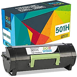 Do it Wiser Compatible Printer Toner Cartridge Replacement for Lexmark 50F1H00 501H MS310dn MS312dn MS315dn MS410dn MS415dn MS510dn MS610dn (5,000 Pages High Yield)