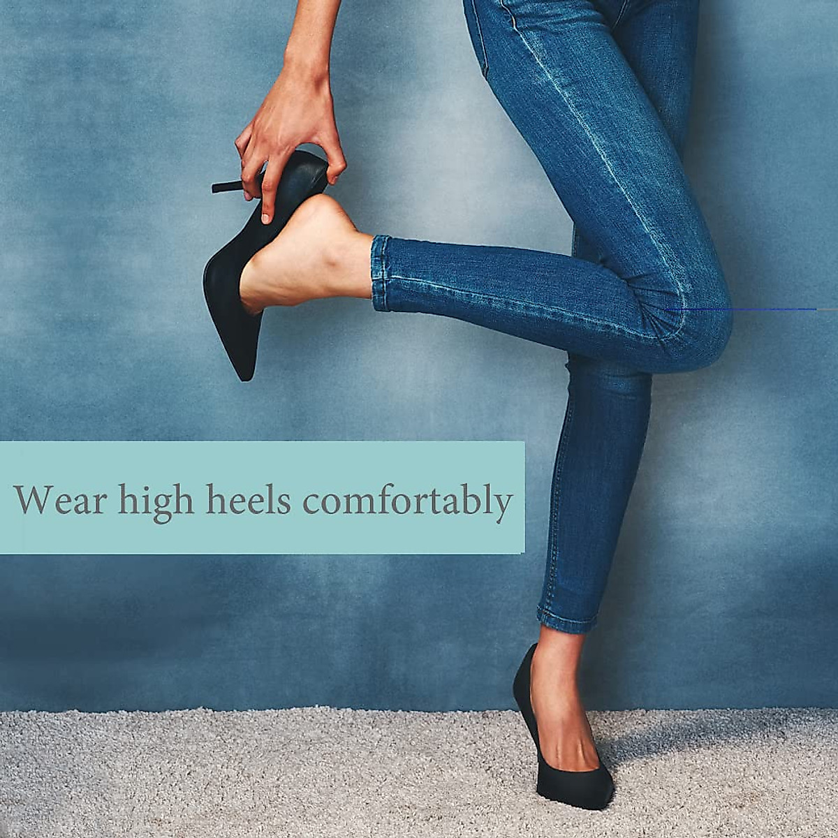 Silicone Toe Protectors for High Heel, Toe Pads, Gel Toe caps, Reusable Toe Sleeve for Women Pain Relief