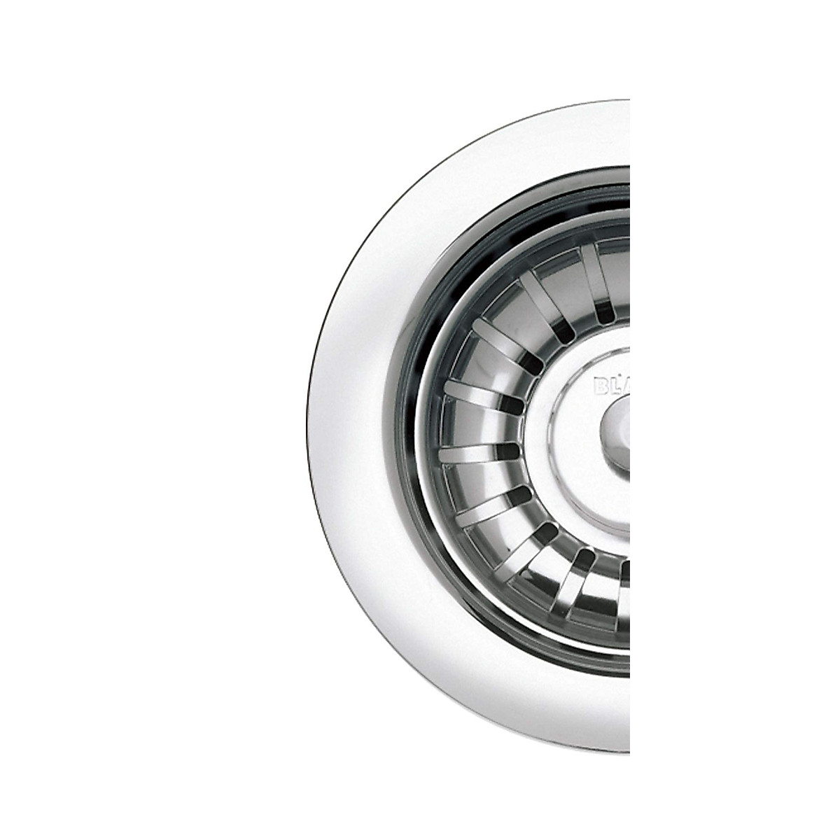 BLANCO, Polished Chrome 440007 Kitchen Drain Basket Strainer, 3.5"