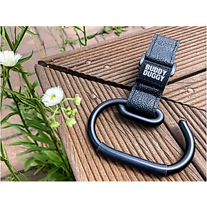Nonslip Stroller Hook for Hanging Diaper Bags, Purse, Shopping on Strollers buddyduggy