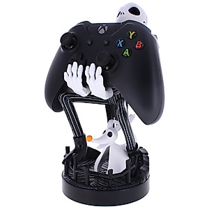Exquisite Gaming Cable Guys: Disney/NBX Jack Skellington Phone Stand & Controller Holder - Officially Licenced Figure Medium