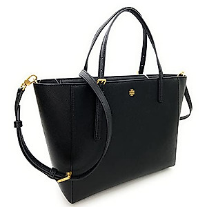 Tory Burch Emerson Leather Women's Tote (Black)