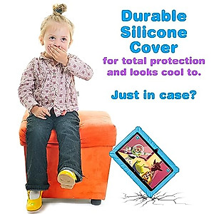 Contixo V8-2 7 inch Kids Tablets - Tablet for Kids with 50+ Disney Storybooks & Stickers (Value $200) - Android Tablet 32 GB HD Display Durable Case & Screen Protector, Light Blue