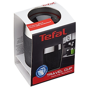 Tefal Travel Cup, Stainless Steel, Black, 200 ml