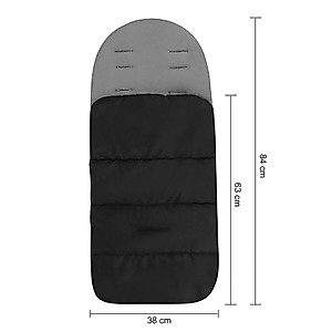ITODA Baby Stroller Bunting Blanket Footmuff Sleeping Bag Waterproof Universal Windproof Cold Winter Outdoor Sack for Pushchairs