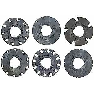 60009 Set 6 Standard Seed Plates for EARTHWAY 1001B Garden Seeder