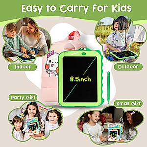 Teriph LCD Writing Tablet for Kids, Colorful Toddlers Toys Drawing Board, Educational Kid Toys, Doodle Pad Dinosaur Toys for 2 3 4 5 6 7 8 Year Old Boys Girls Birthday Party Christmas Gifts,8.5inch