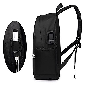 KIREYI Lurking Class by Sketchy Tank Demons Backpack Fashionable Computer Bag with USB Charging Port for Student Travel