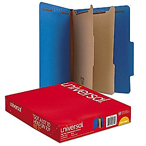 UNV10301 - Bright Colored Pressboard Classification Folders