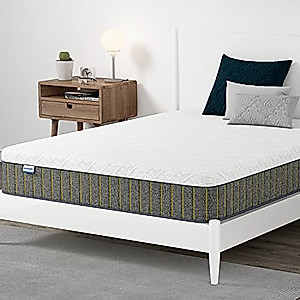 HOXURY Twin Mattress, 10 Inch Hybrid Mattress Twin Size, Memory Foam & Individually Wrapped Pocket Coils Innerspring Mattress in a Box, Pressure Relief & Cooler Sleeping