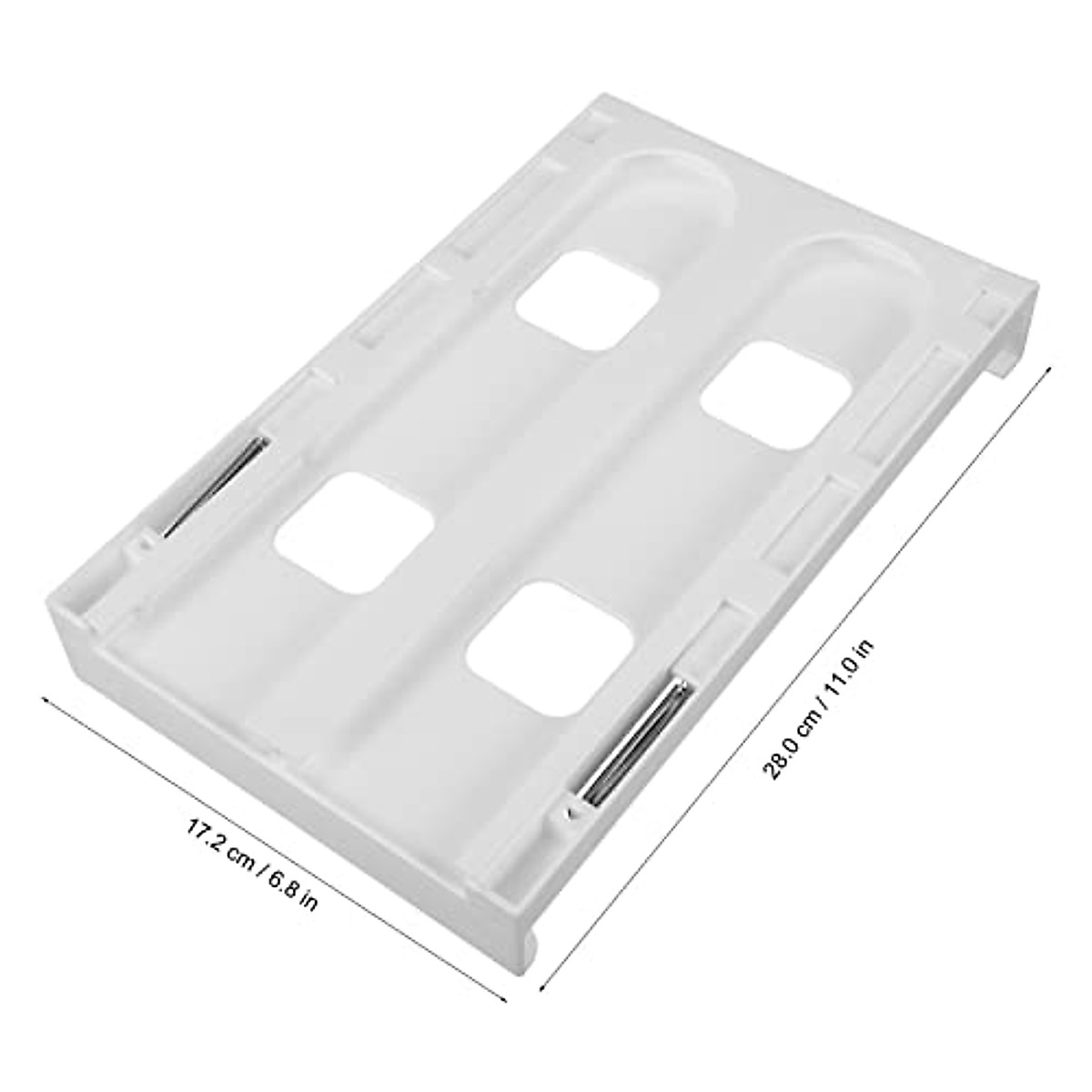 Mobestech Small Fridge Organizer Hanging Soda Can Organizer for Pantry Adjustable Refrigerator Organizer Bins Rack Drink Dispenser Beverage Holder Organization Storage for Kitchen