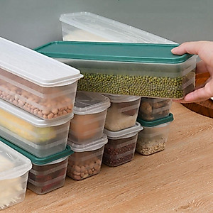 1PCS Noodle Storage Box,Rectangular Pasta Box Food Storage Container Large Capacity Spaghetti Container Portable Pasta Box(grey)