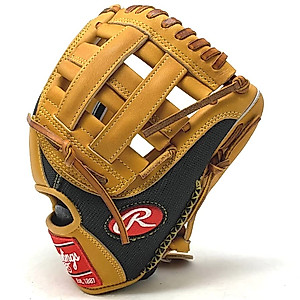Rawlings Heart of The Hide Baseball Glove 11.5" Infield Glove Tan Black Mesh Back Right Handed Throw