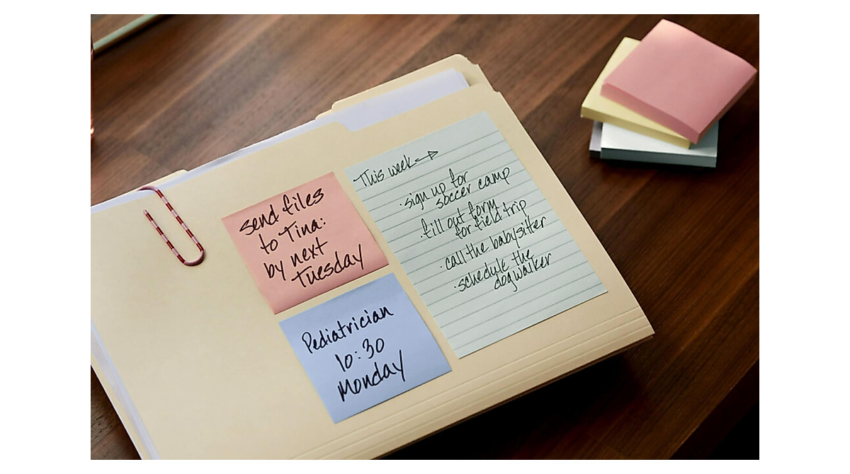 Post-it Greener Notes 4x6 in - Eco-Friendly & Recyclable Sticky Notes