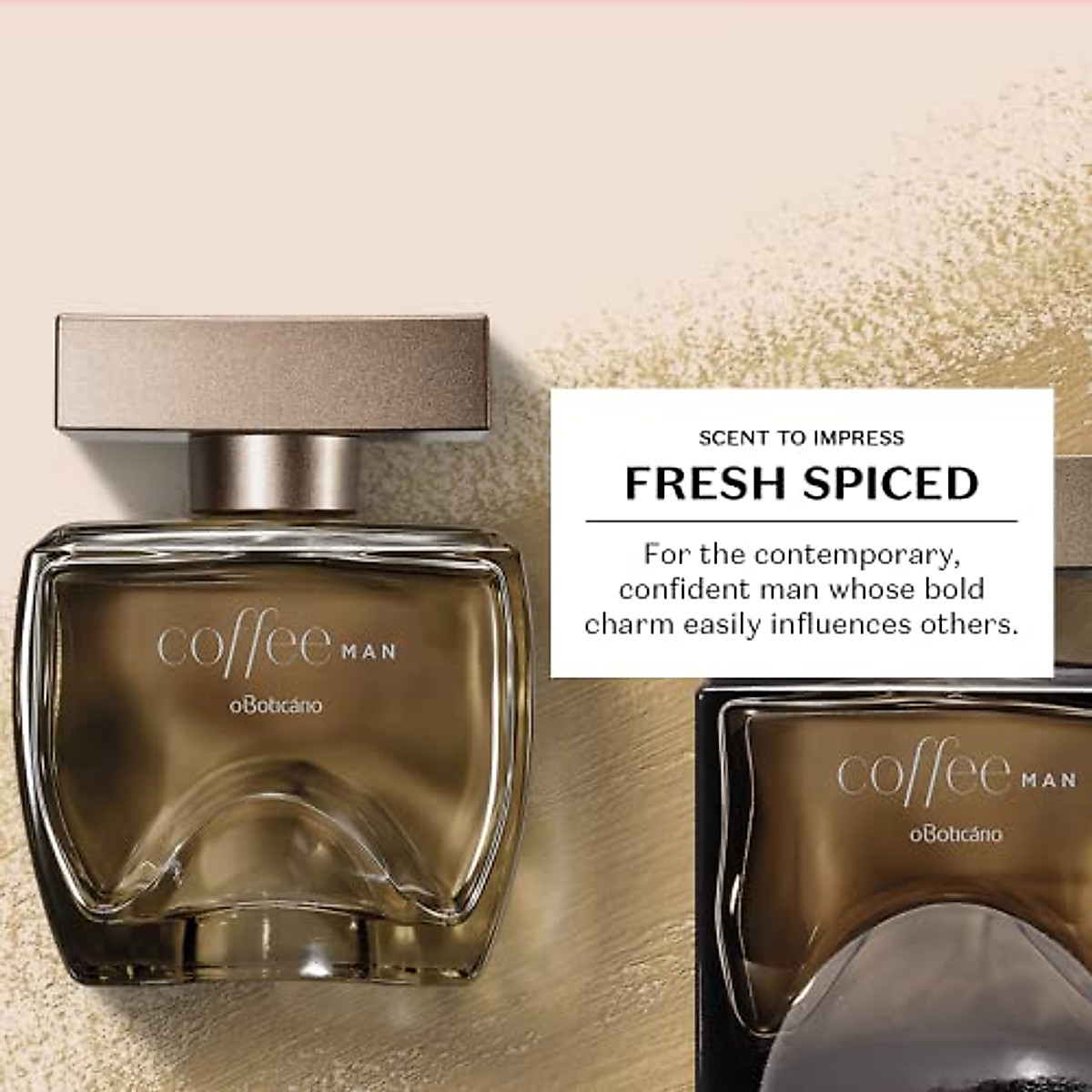 O Boticário Coffee Man Eau de Toilette | Long-Lasting, Fresh Spiced Men's Cologne Fragrance, 3.4 Ounce