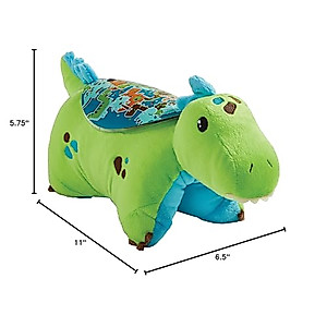 Pillow Pets Sleeptime Lites Green Dinosaur Stuffed Animal Plush Night Light