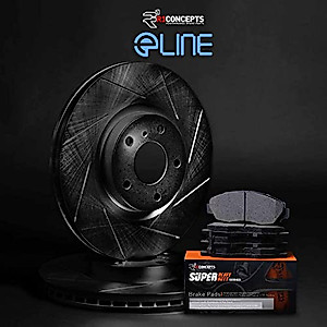 R1 Concepts Front Brakes and Rotors Kit |Front Brake Pads| Brake Rotors and Pads| Super Duty Brake Pads and Rotors|fits 2012-2022 Ford F-250 Super Duty, F-350 Super Duty